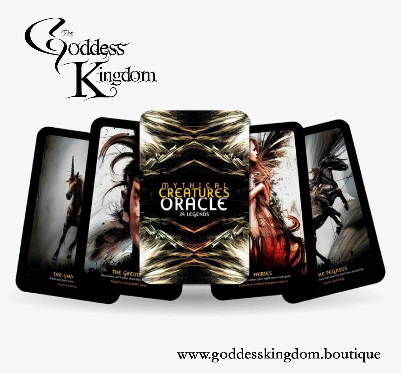 Mythical Creatures Oracle 24 Legends Goddesses And Wiccans